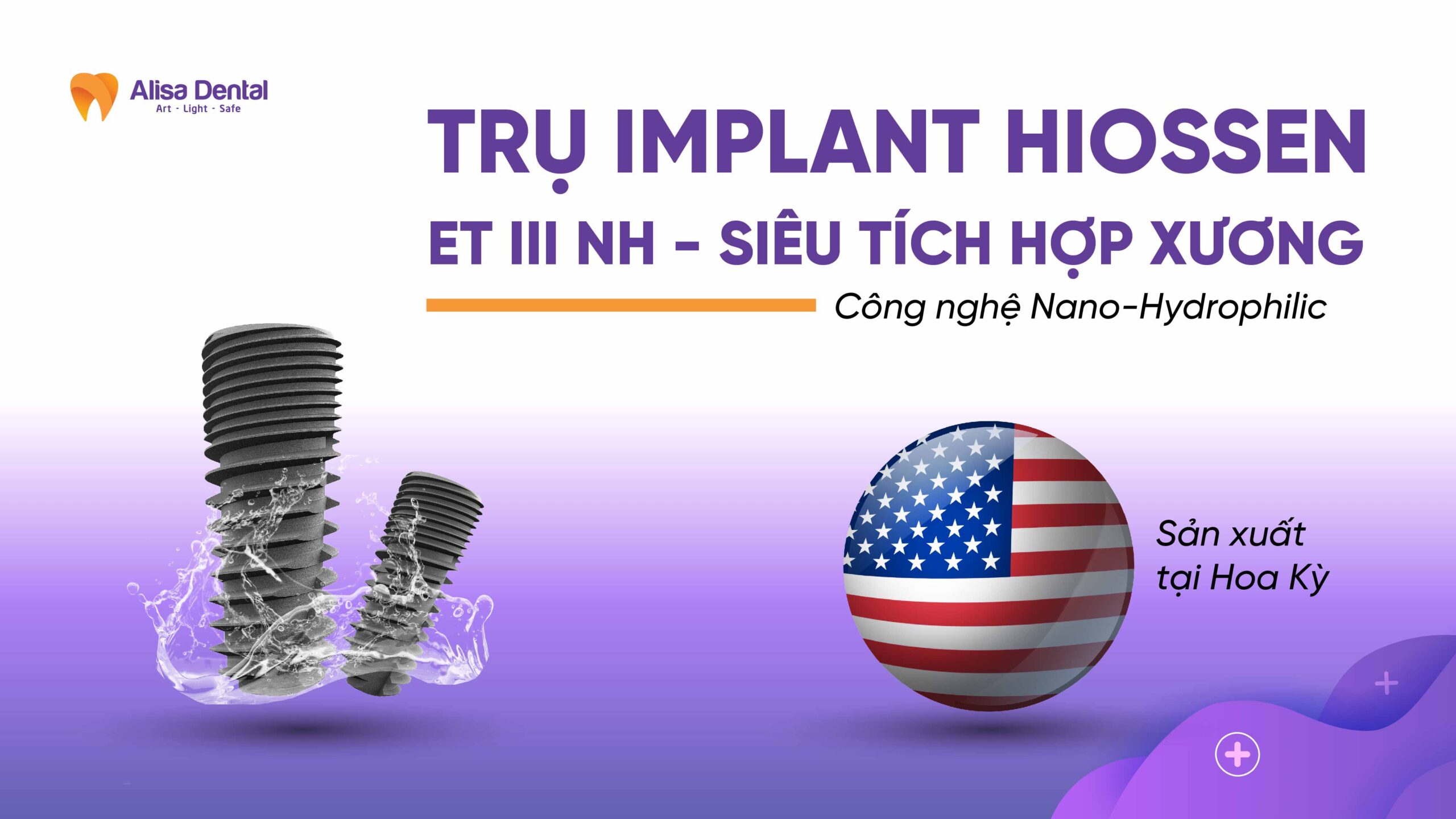 Tìm hiểu trụ Implant Hiossen ET III NH - Công nghệ và Ưu điểm